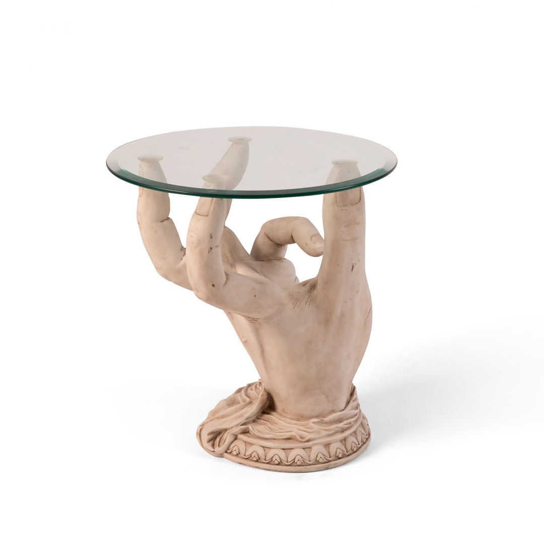 Grecian Style Hand Side Table – Red Modern Furniture
